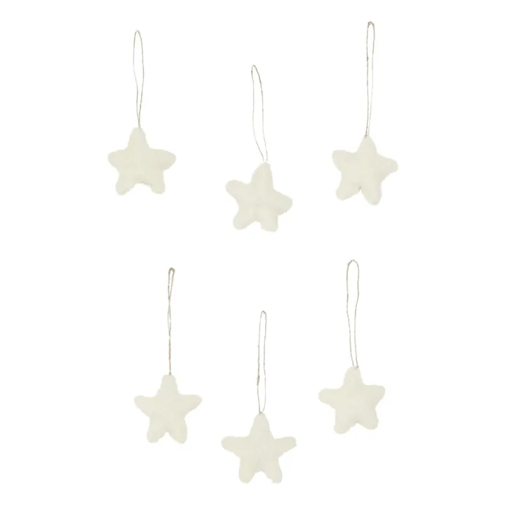 Goldrick Natural Living - Etoiles à suspendre en laine - Set de 6 ...