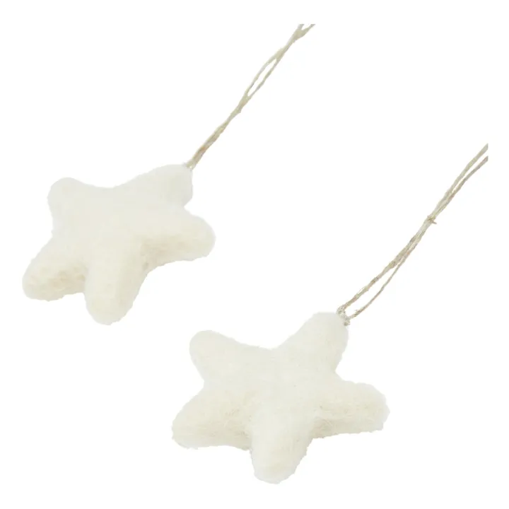Goldrick Natural Living - Etoiles à suspendre en laine - Set de 6 ...