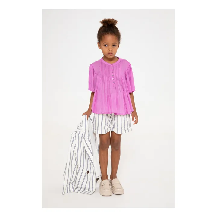 Simple Kids - Button-Up Blouse - Pink | Smallable