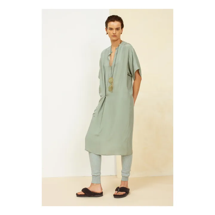 Humanoid - Duwan Cupro Dress - Green water | Smallable