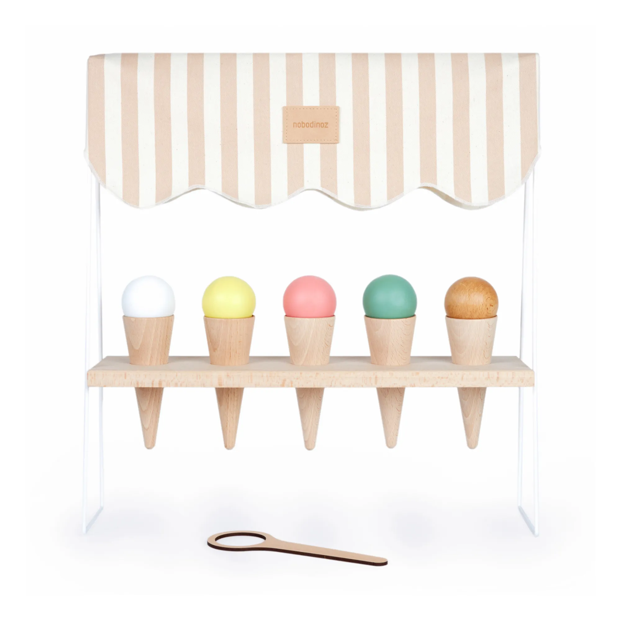 Nobodinoz - Wooden Ice-Cream Shop Set | Smallable