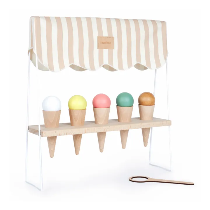 Nobodinoz - Wooden Ice-Cream Shop Set | Smallable