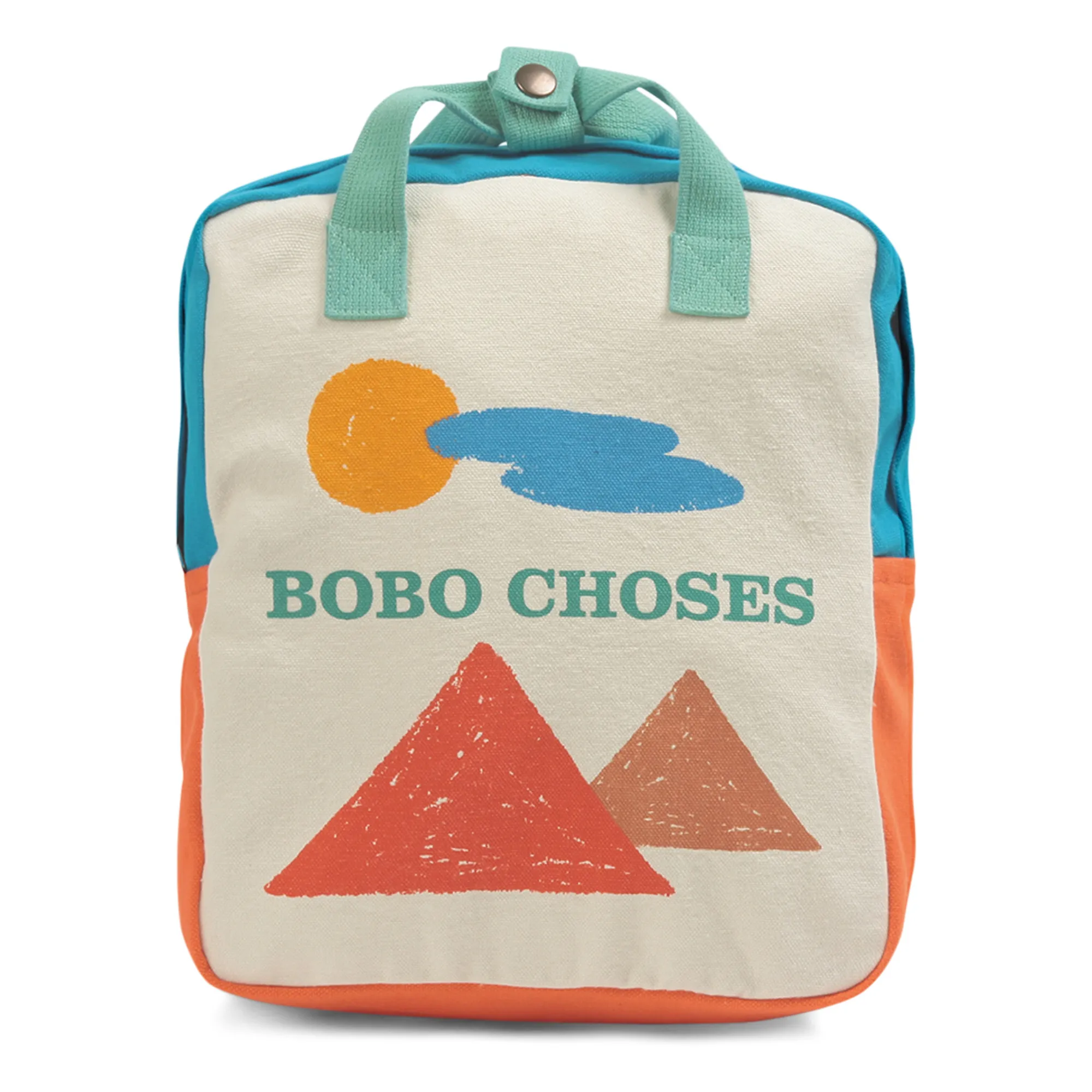 Bobo Choses - Organic Cotton Mountain Backpack - Ecru | Smallable
