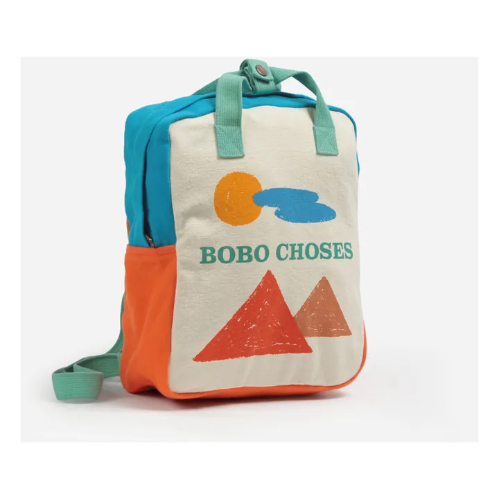 Bobo Choses - Organic Cotton Mountain Backpack - Ecru | Smallable