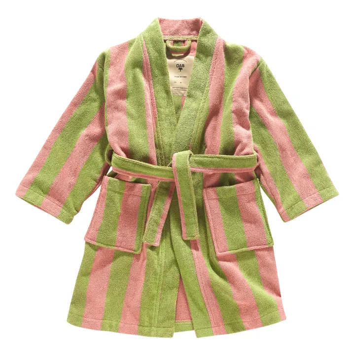 OAS - The Berry Terry Cloth Bathrobe - Pink | Smallable