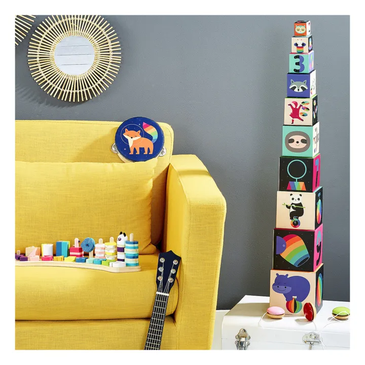 Vilac - Rainbow Stacking Cubes | Smallable