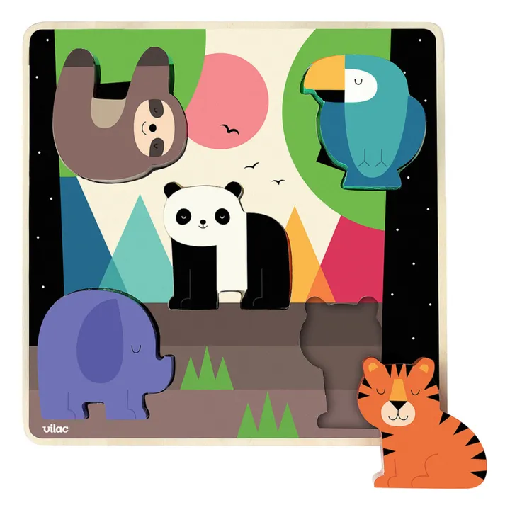 Vilac - Jungle Auditory Shape Finding Game | Smallable