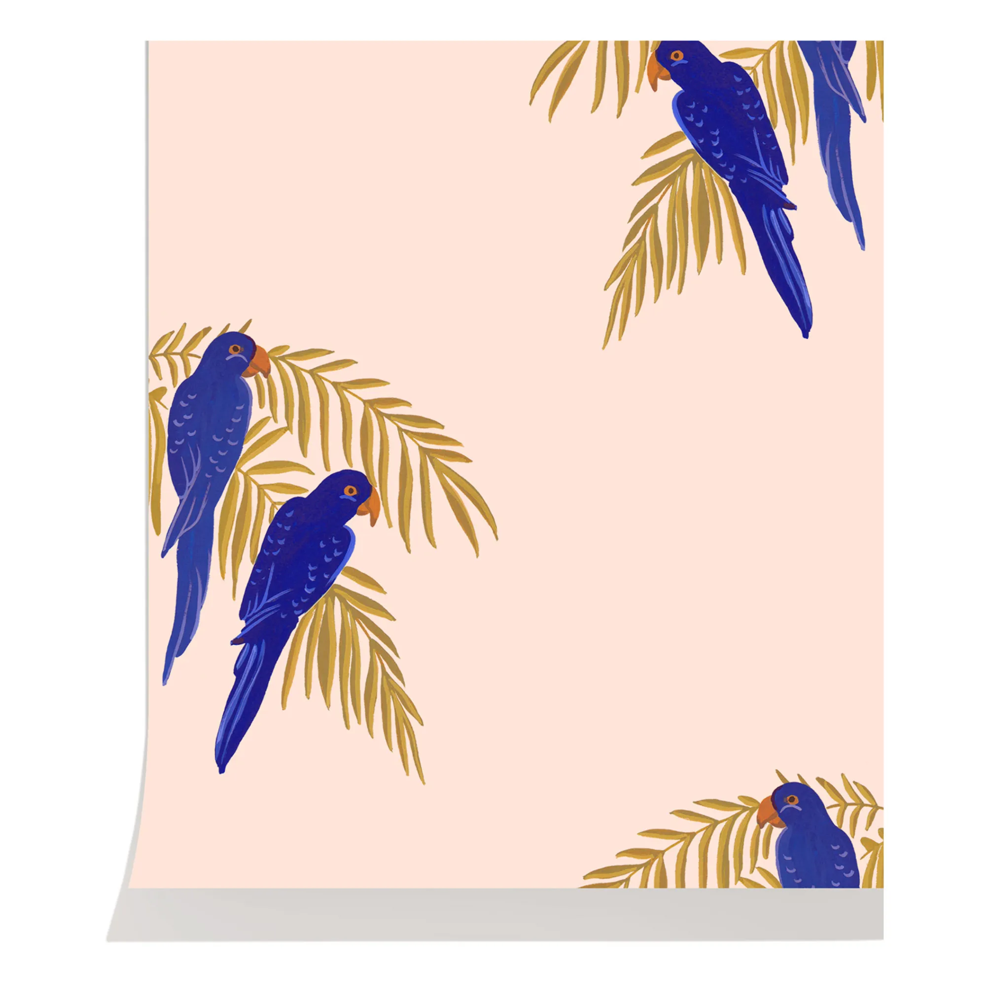 Season Paper - Parrots Wallpaper | Smallable