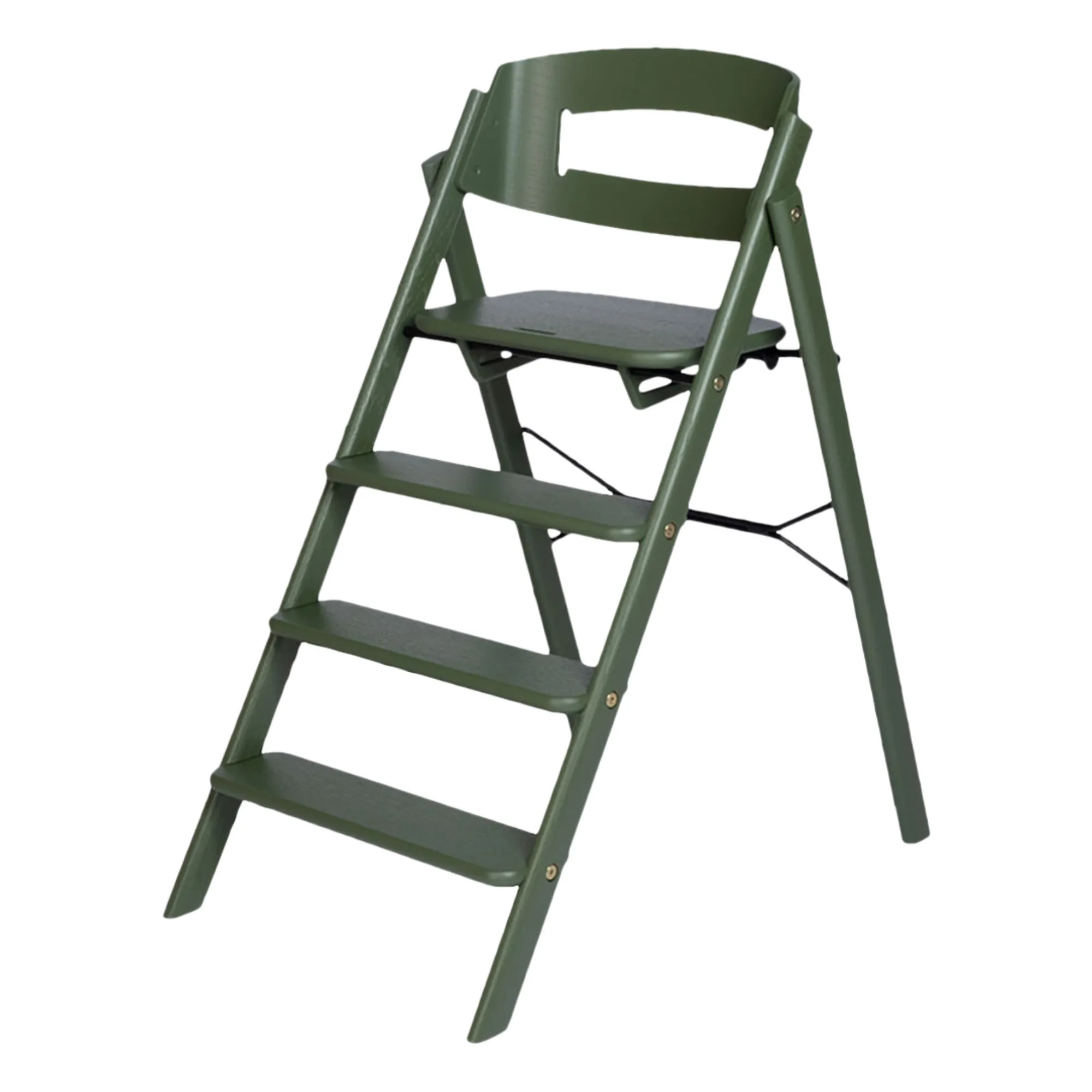 Kaos - Klapp High Chair - Beech - Olive green | Smallable