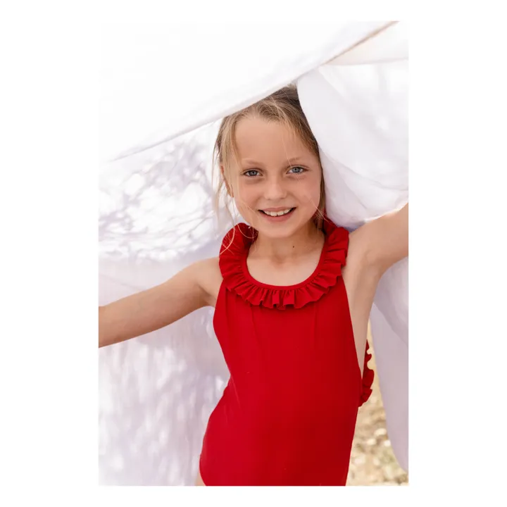 Canopea - Alba Recycled Polyamide Swimsuit - Red | Smallable