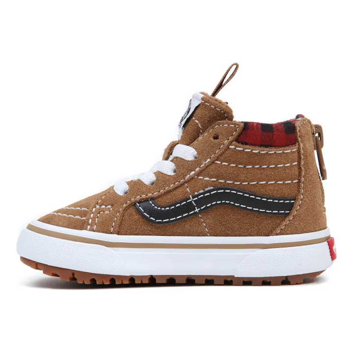 Vans - Baskets SK8-Hi Zip MTE Plaid - Beige | Smallable