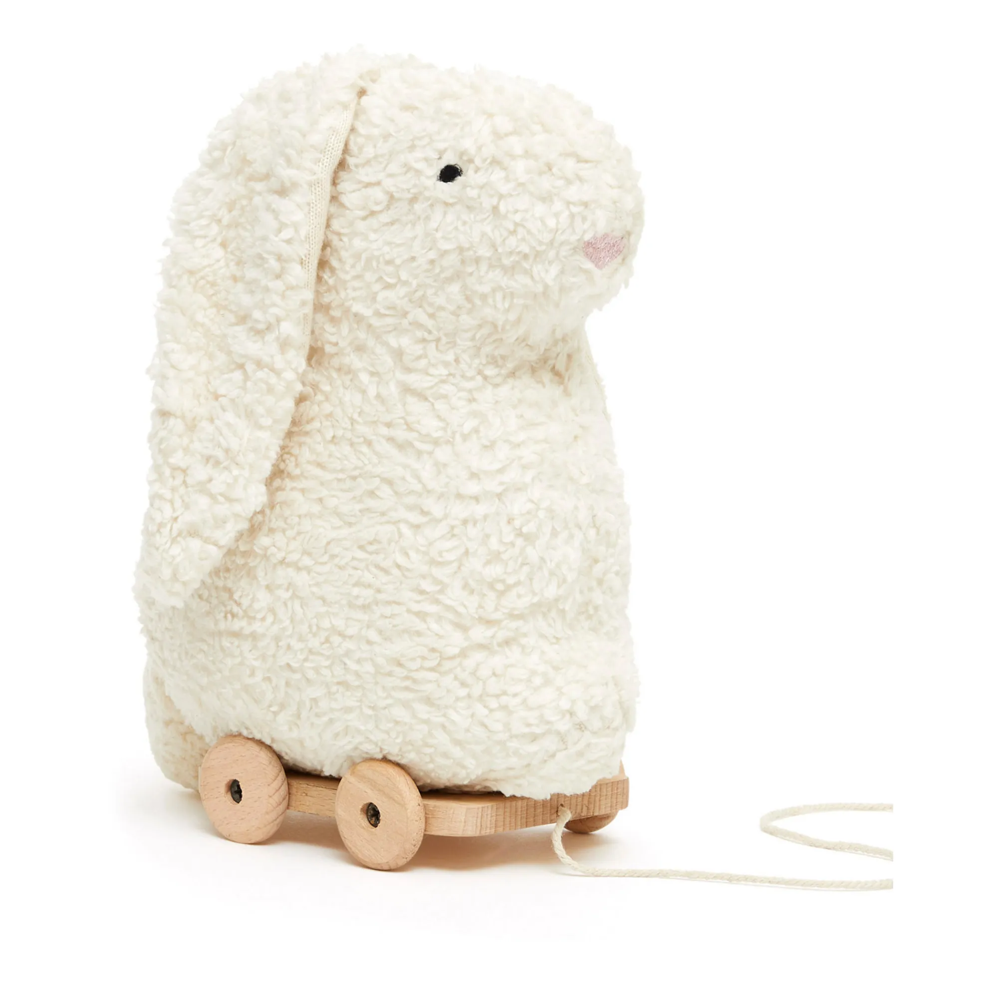 Bonton - Pull-Along Rabbit Toy - White | Smallable