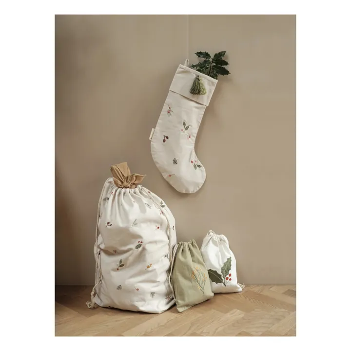 Fabelab - Yule Greens Organic Cotton Christmas Stocking | Smallable