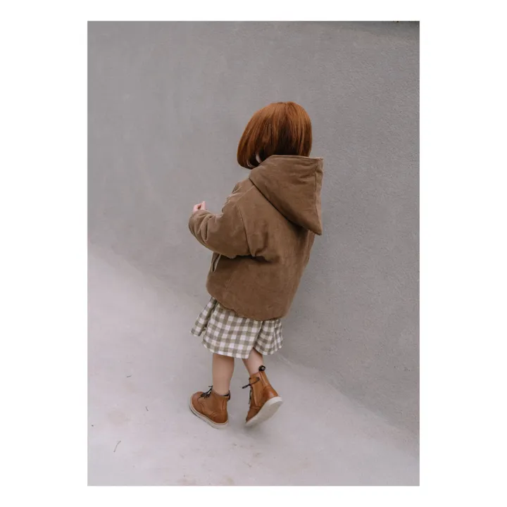 Studio Bohème - Manteau Velours Côtelé Coton Bio Frio - Marron | Smallable