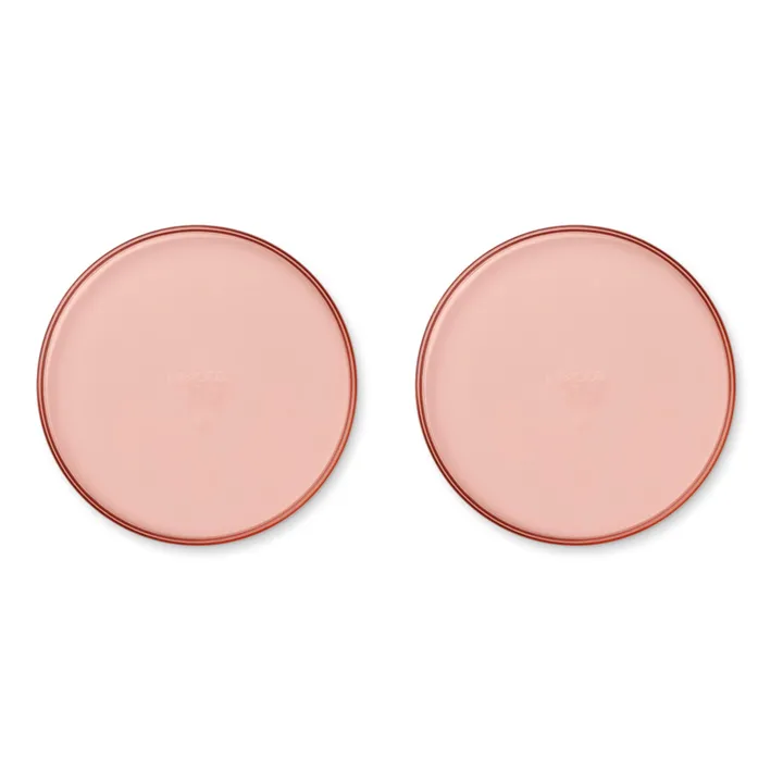 Liewood - Uma Tritan Plates - Set of 2 - Pink | Smallable