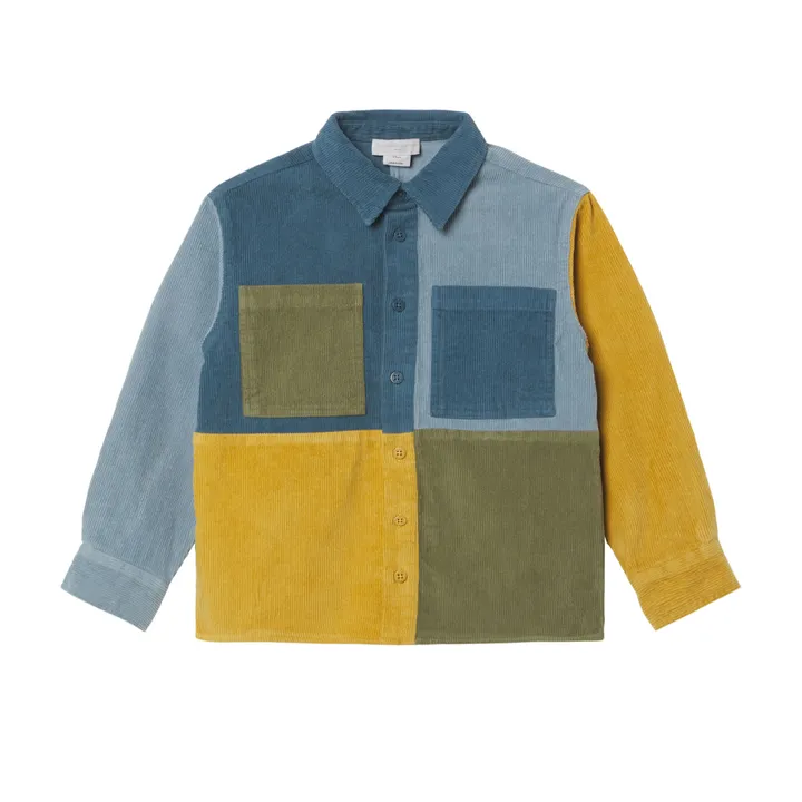 Stella McCartney Kids - Denim Shirt with Patches - Denim blue | Smallable