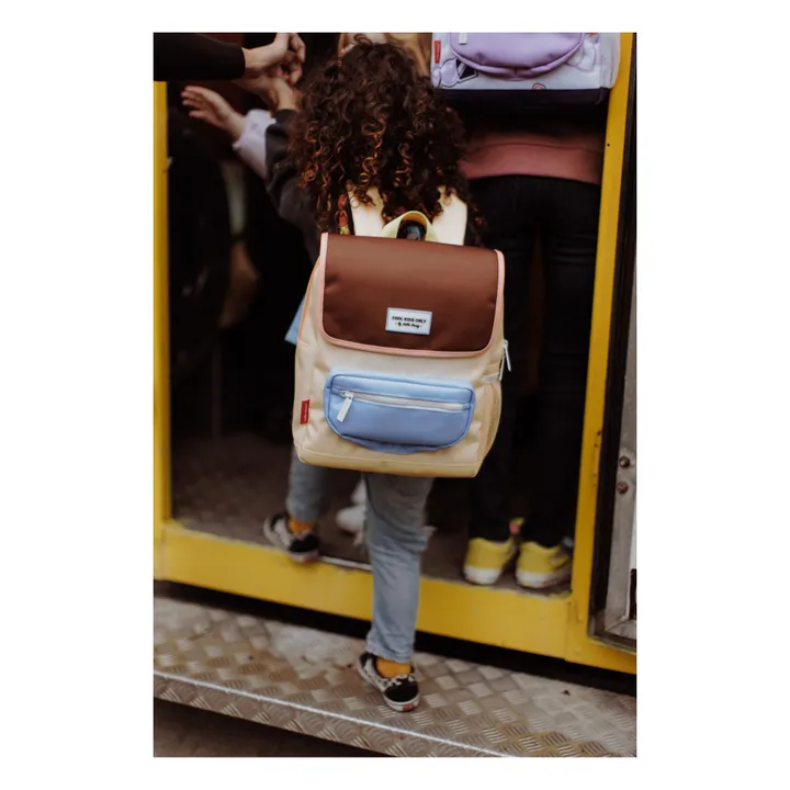 Hello Hossy - Recycled Backpack - Chocolate | Smallable