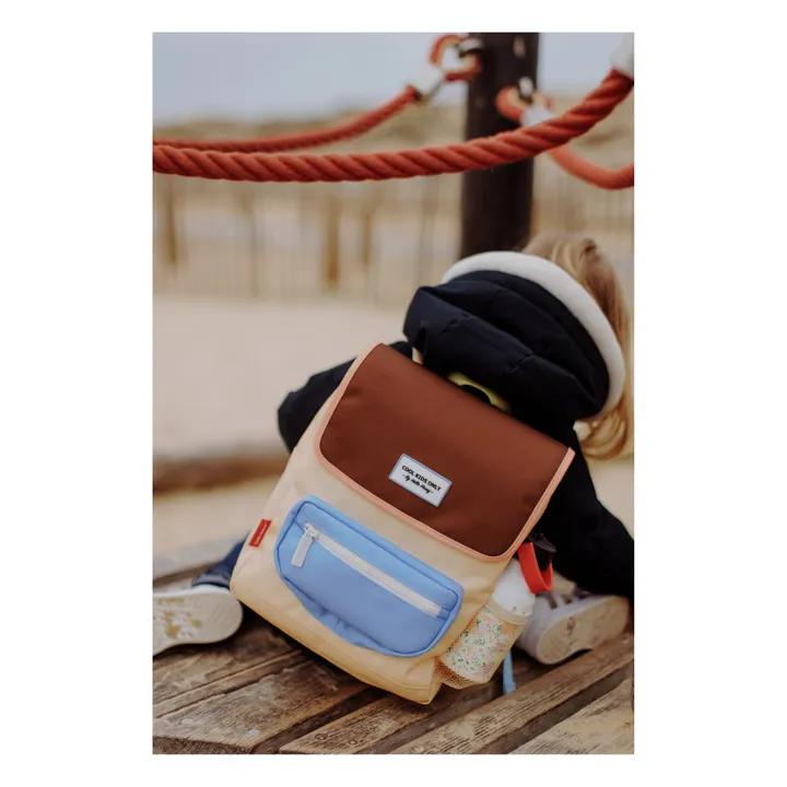 Hello Hossy - Recycled Backpack - Chocolate | Smallable