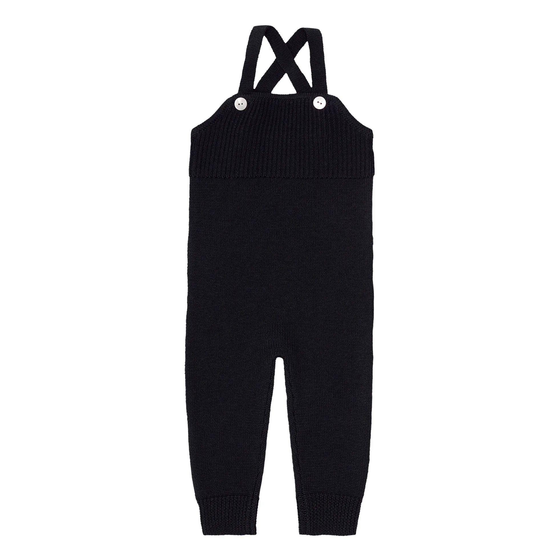 FUB - Merino Wool Overalls - Navy blue | Smallable