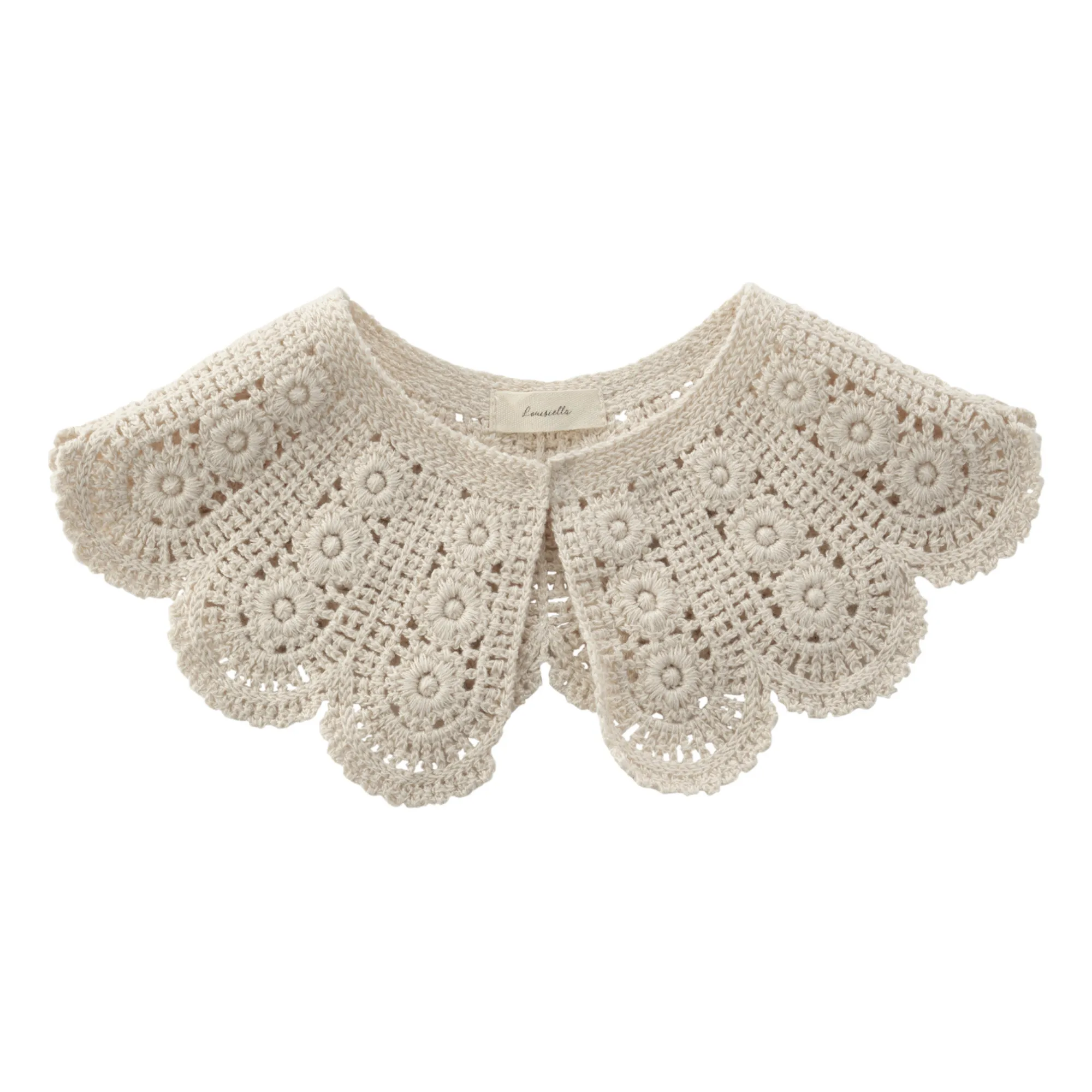 Louisiella - Cameron Removable Crochet Collar - Ecru | Smallable