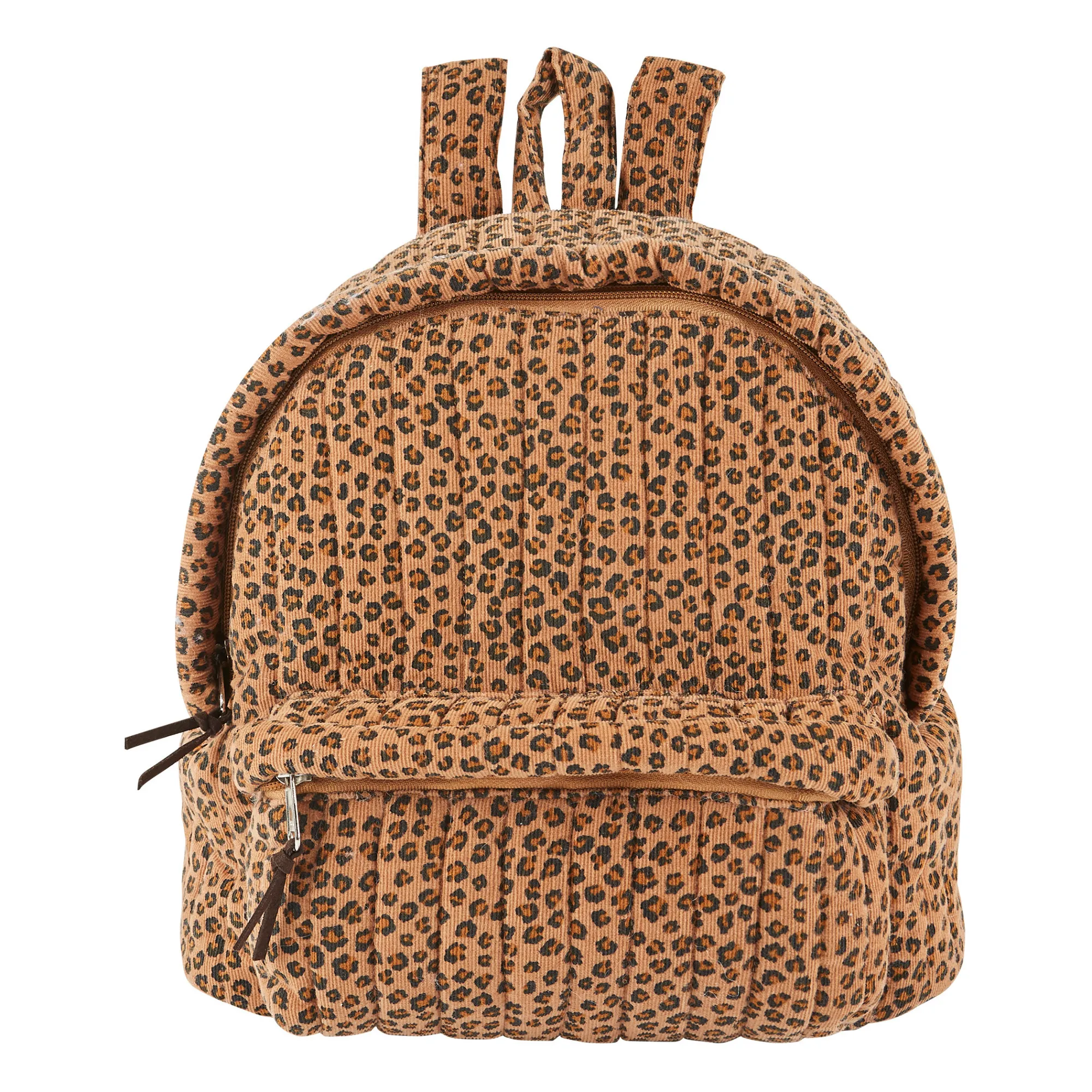Emile et Ida - Corduroy Leopard Print Backpack - Emile et Ida x ...