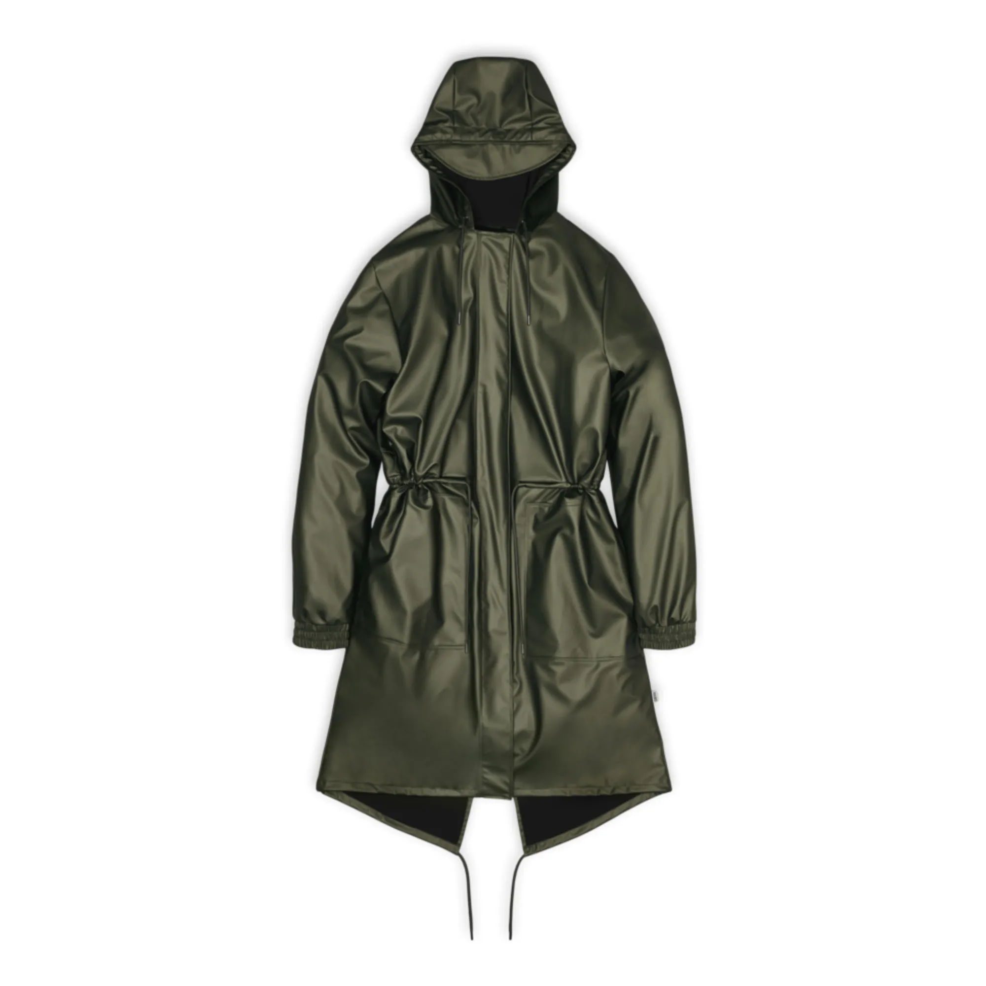 Rains - String Waterproof Parka - Khaki | Smallable