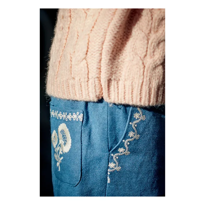 Louise Misha - Georgette Hand-Embroidered Jumper - Pink | Smallable