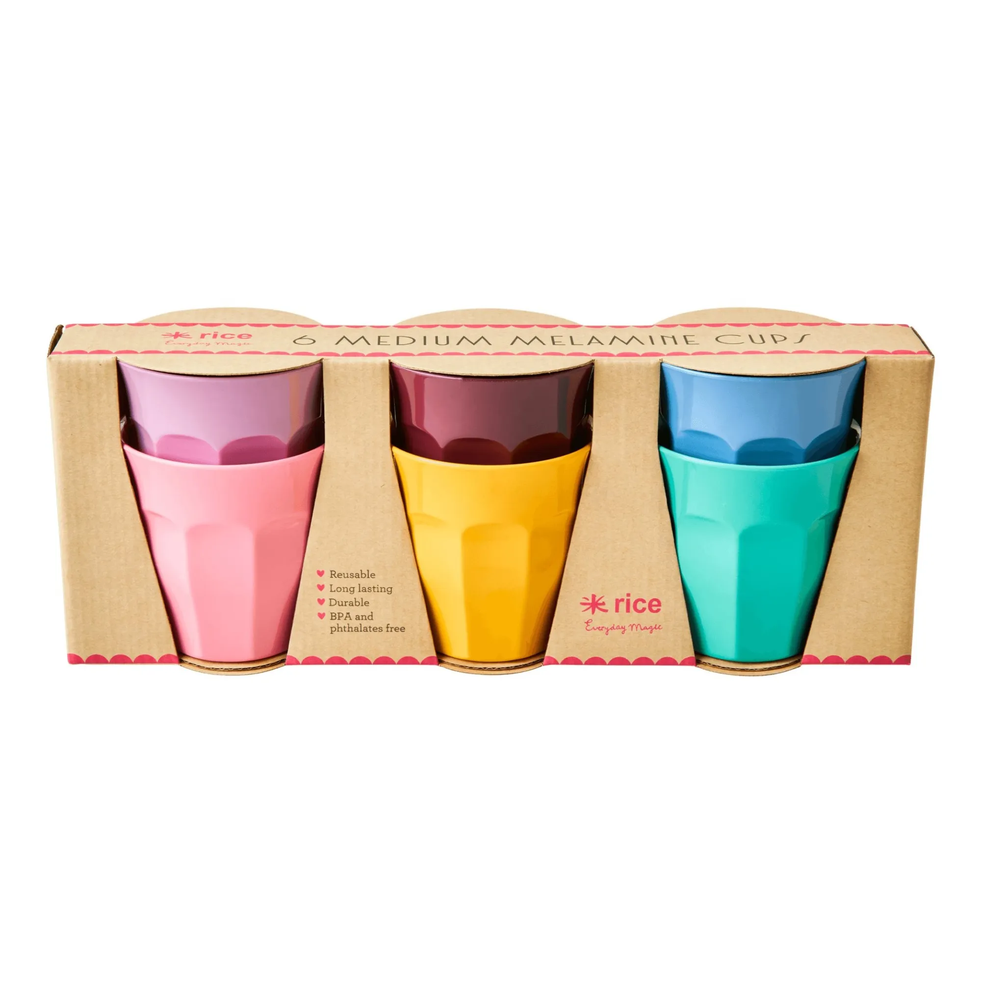 Rice - Cups - Set of 6 - Multicoloured | Smallable