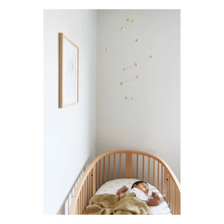 Soft Spot - Pear organic cotton fitted sheet - Pear | Smallable