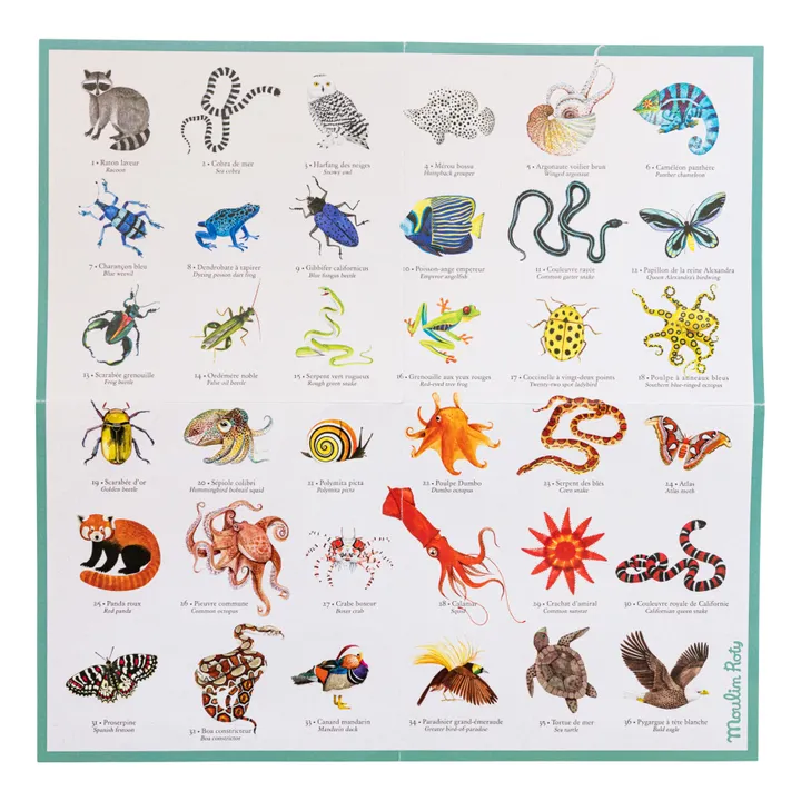 Moulin Roty - Animal Memory Game | Smallable