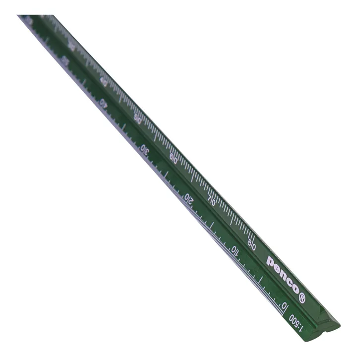 Penco - Aluminium Ruler - Green | Smallable
