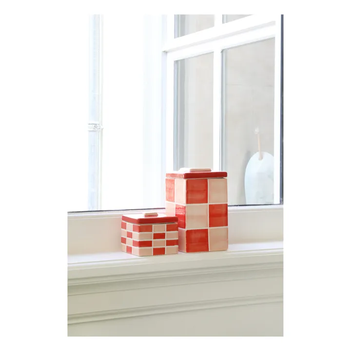 &Klevering - L Square Pot - Pink | Smallable