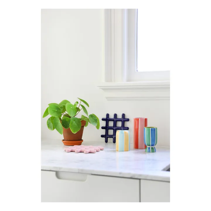 &Klevering - Grid Trivet - Blue | Smallable