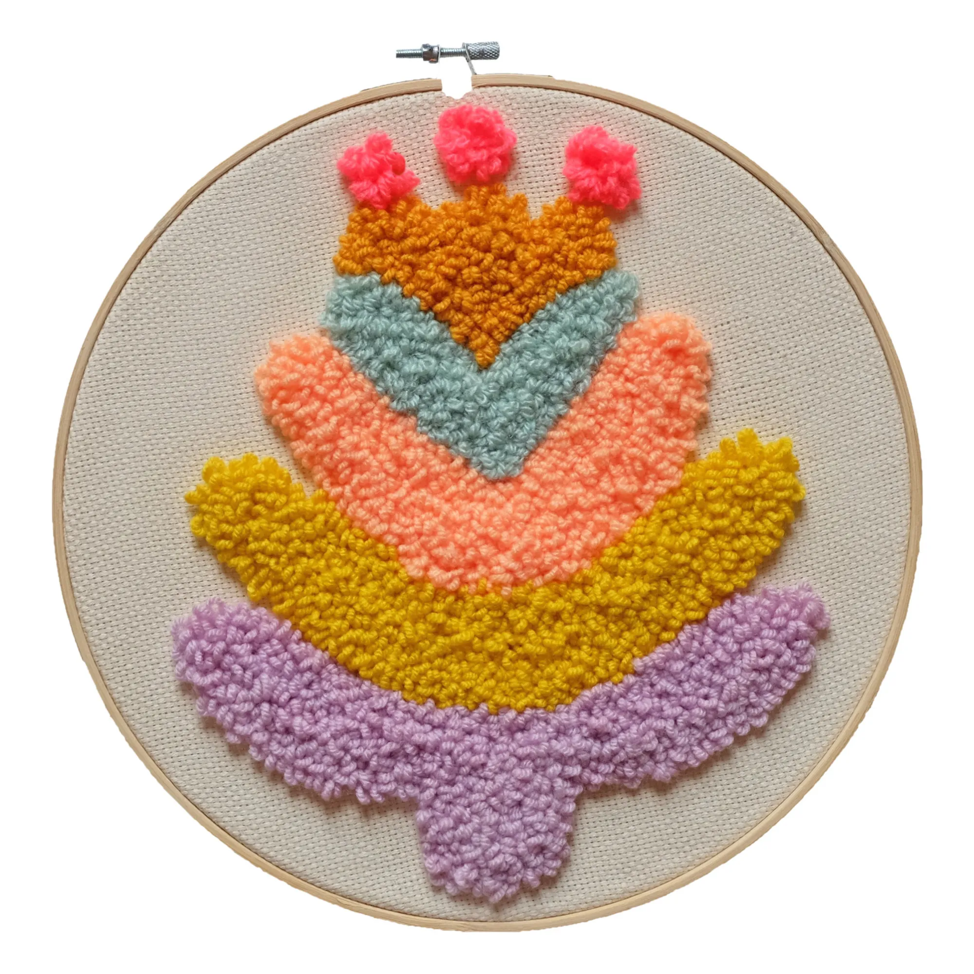 Chaumière Oiseau - Small Flower DIY Punch Needle Kit x Smallable | Smallable