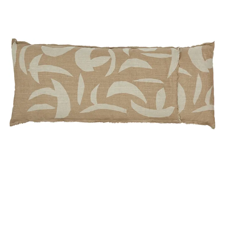 Aeand - Carob Rectangular Linen Cushion | Smallable