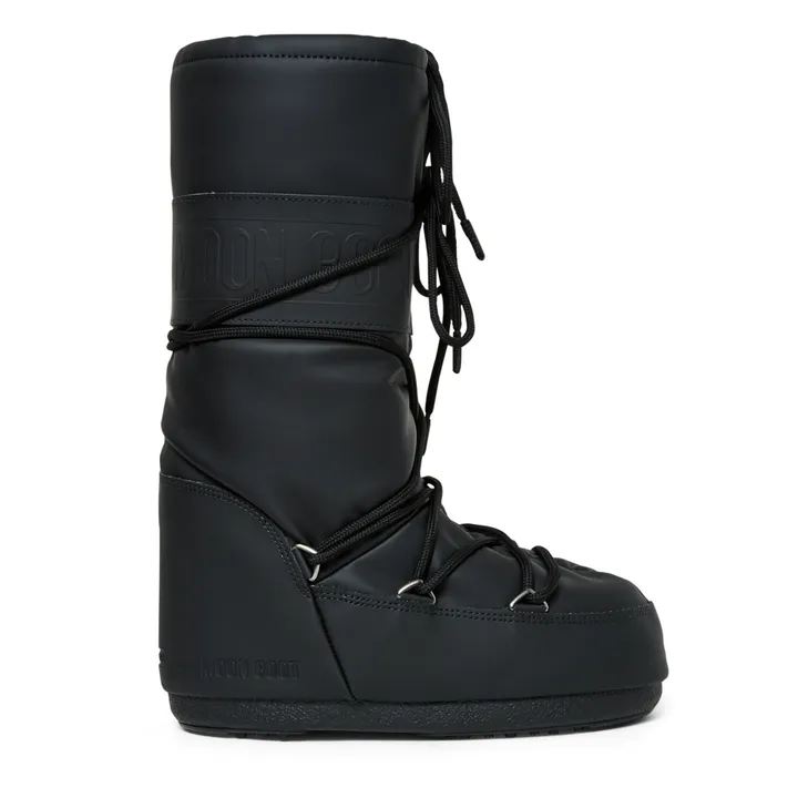 Moon Boot - Icon Rubber Moon Boots - Black | Smallable