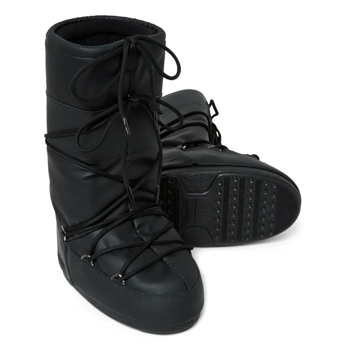 Moon Boot - Icon Rubber Moon Boots - Black | Smallable