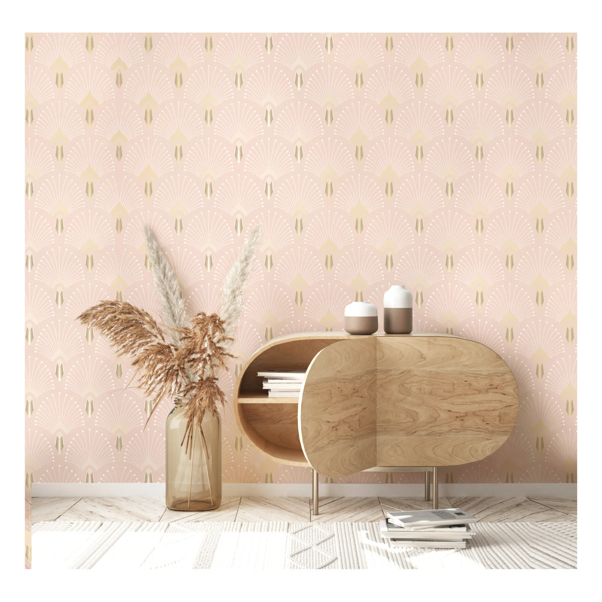 PaperMint - Wallpaper 1925 - Pink | Smallable