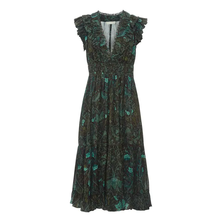 Ulla Johnson - Samara Dress - Dark green | Smallable