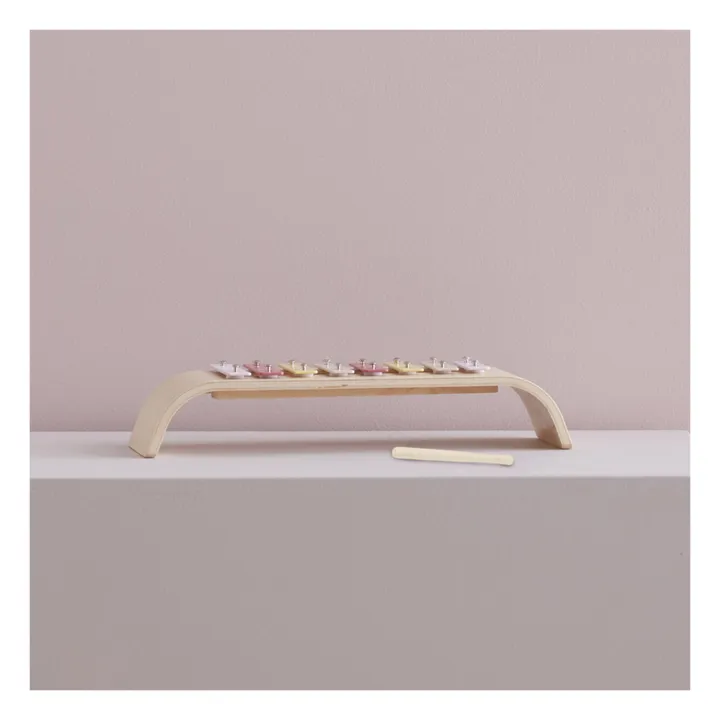 Kid's Concept - Wooden Xylophone - Pink | Smallable