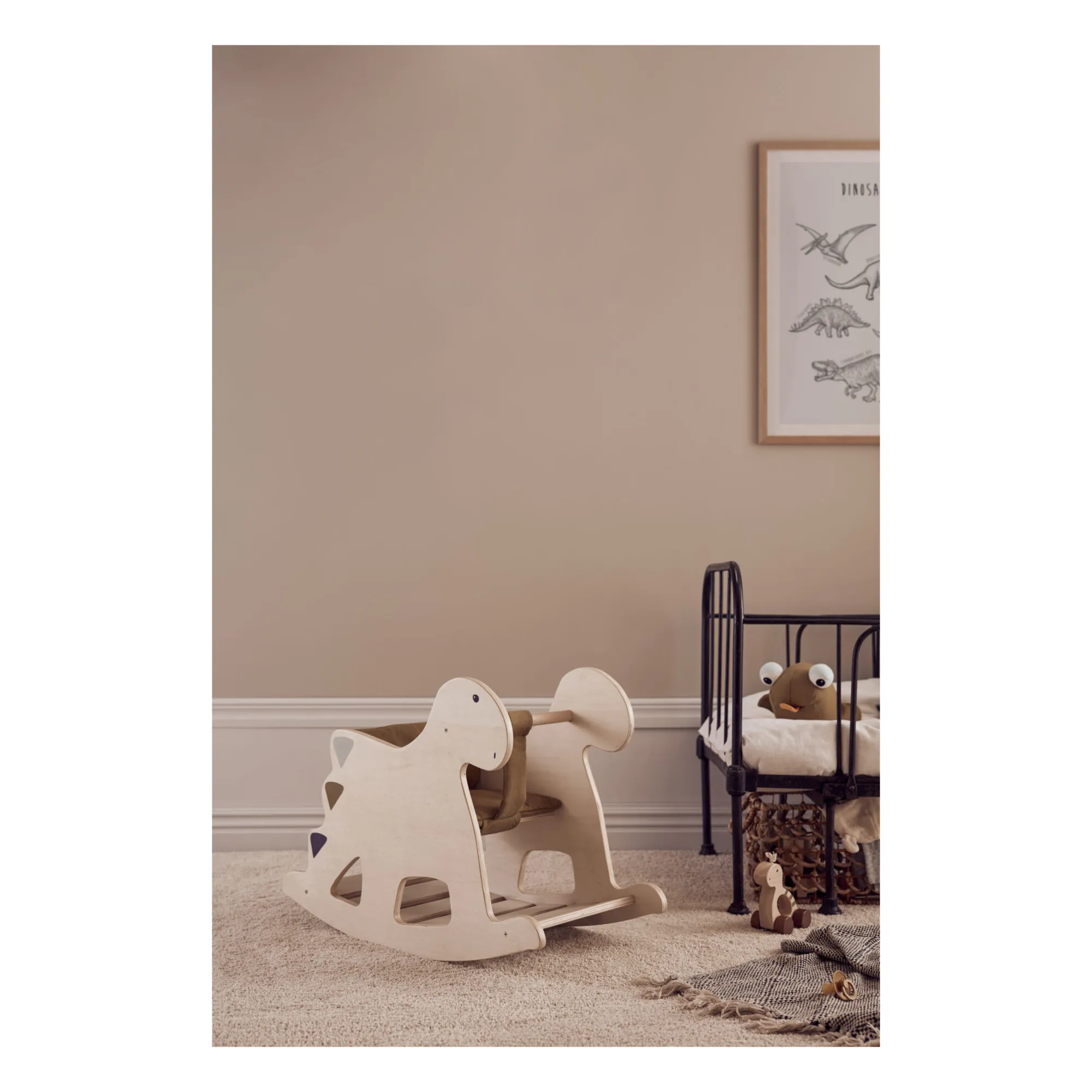 Kid s Concept Wooden Dinosaur Rocking Toy Smallable