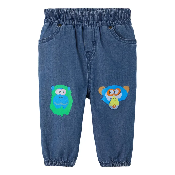 Stella McCartney Kids - Pantalon Singe - Bleu jean | Smallable