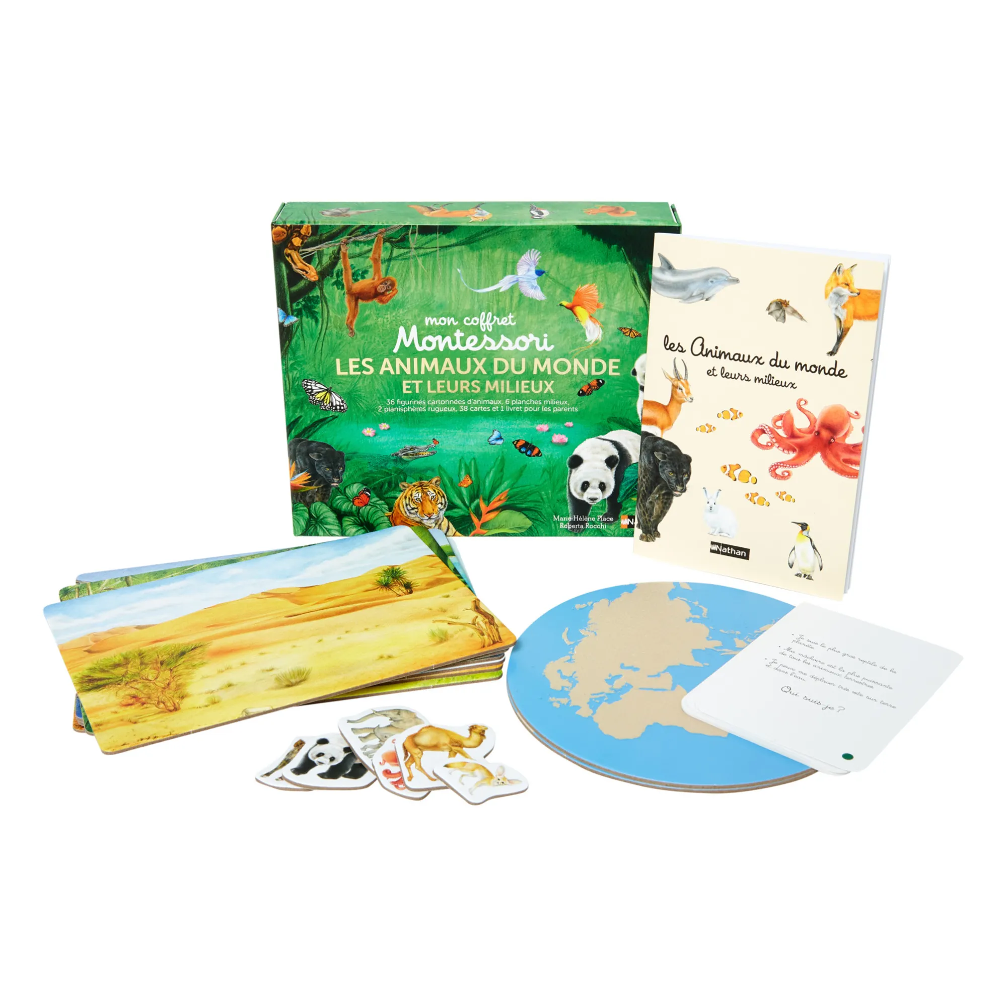 Nathan Jeunesse - Montessori-Set: Die Tiere der Welt und ihre ...