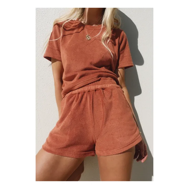 Araminta James - Ensemble Terry Classic - Rouille | Smallable