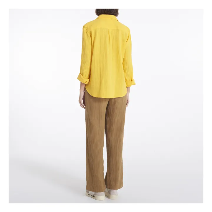 Xirena - Scout Cotton Muslin Shirt - Sunflower Yellow | Smallable
