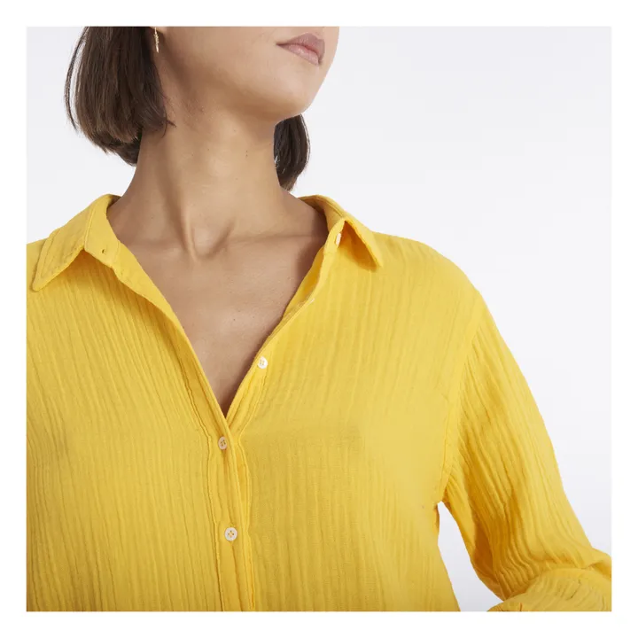 Xirena - Scout Cotton Muslin Shirt - Sunflower Yellow | Smallable