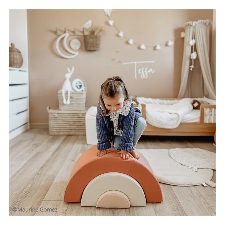 Charlie Crane - Milo Rainbow Climbing Set - Rosewood | Smallable