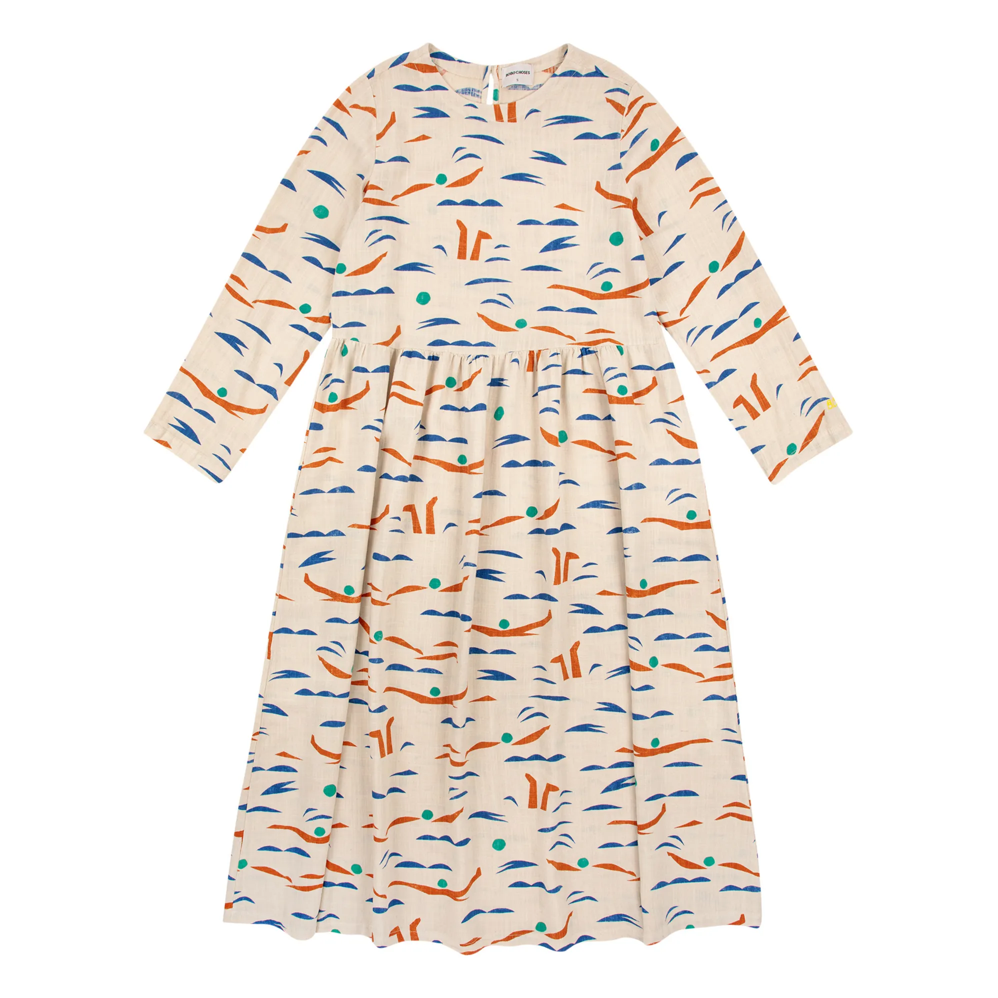 Bobo Choses - Swimmers Linen Dress - Ecru | Smallable