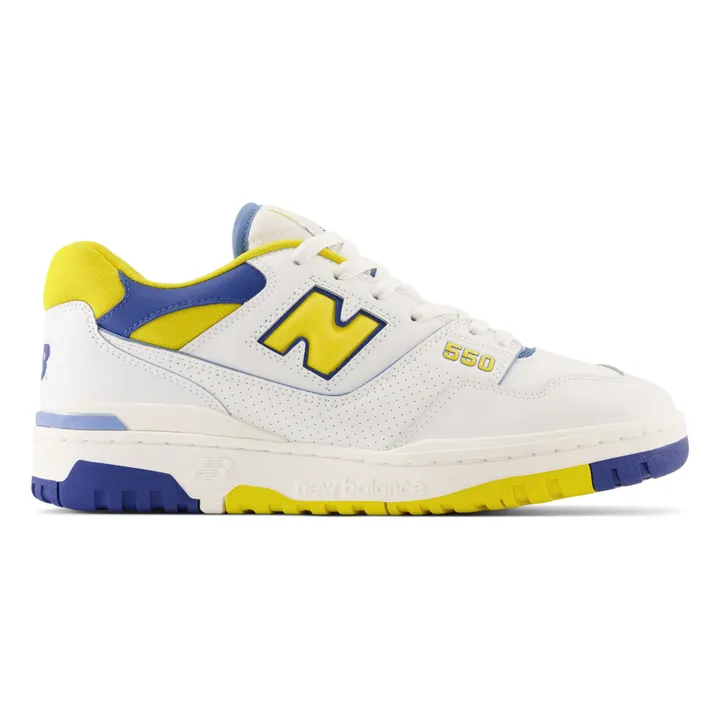 New balance blue and yellow store