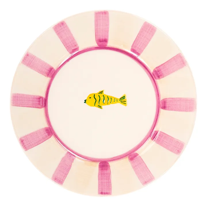 Anna + Nina - Magic Plate - 22 cm - Pink | Smallable